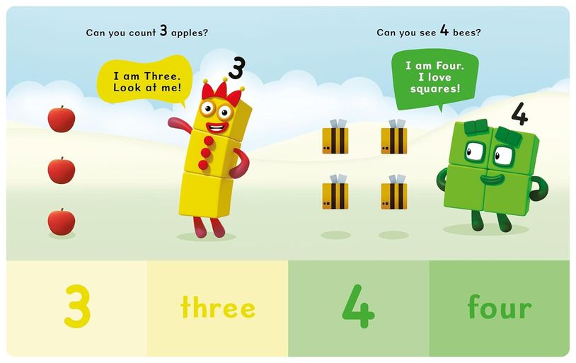 Numberblocks Number Explorer: A Big Board Book | Numberblocks - 교보문고