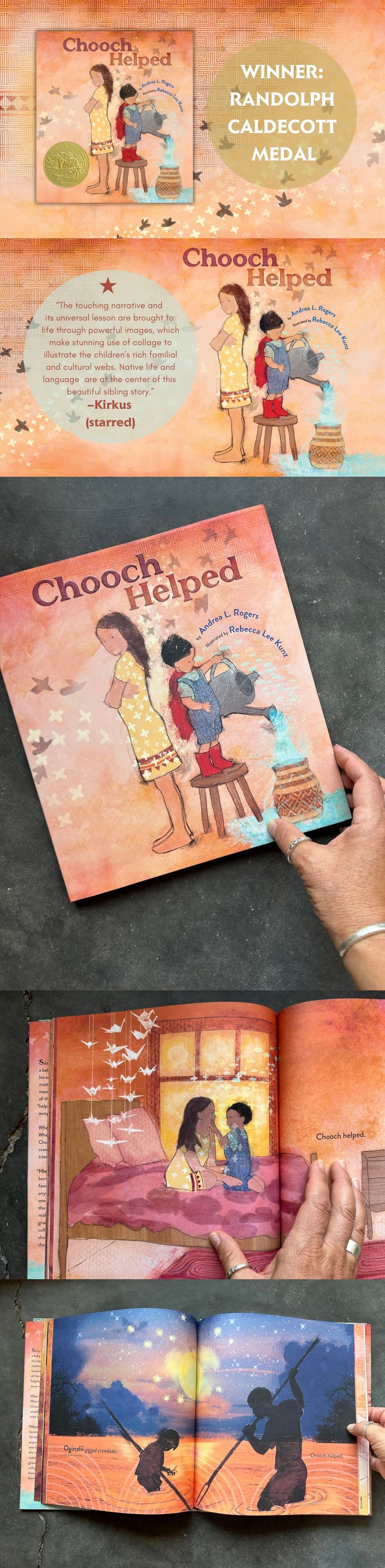 Chooch Helped (2025 Caldecott Winner) | Rogers, Andrea L. - 교보문고