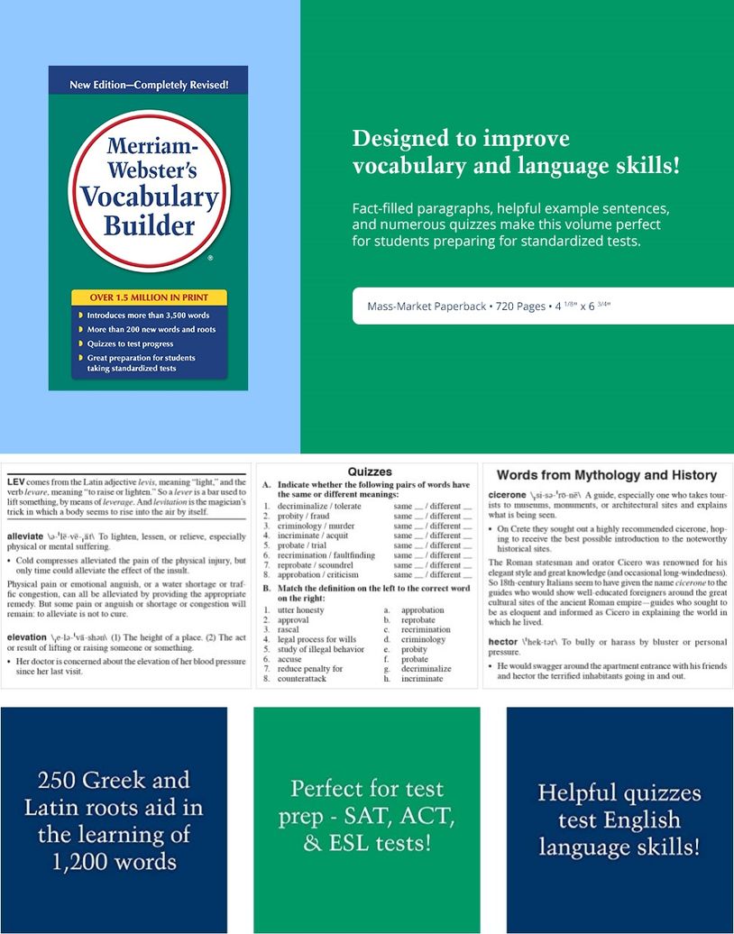 Merriam-Webster's Vocabulary Builder | Cornog, Mary Wood - 교보문고
