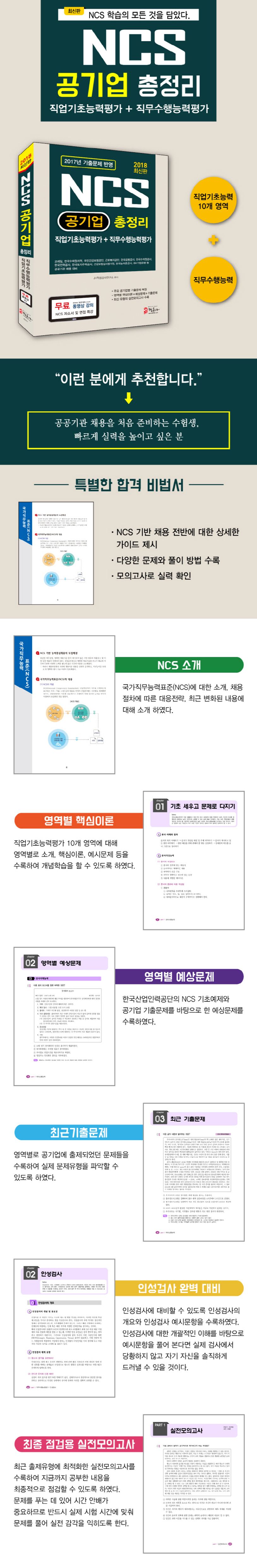 NCS 공기업 총정리 직업기초능력평가+직무수행능력평가(2018) | JH적성검사연구소 - 교보문고