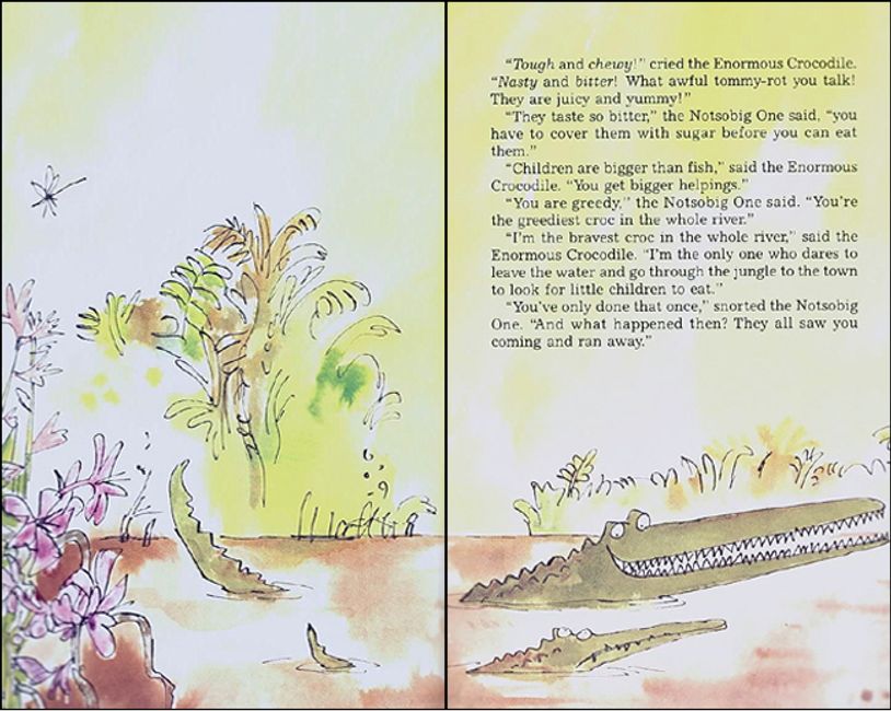 The Enormous Crocodile | Dahl, Roald/ Blake, Quentin (ILT) - 교보문고