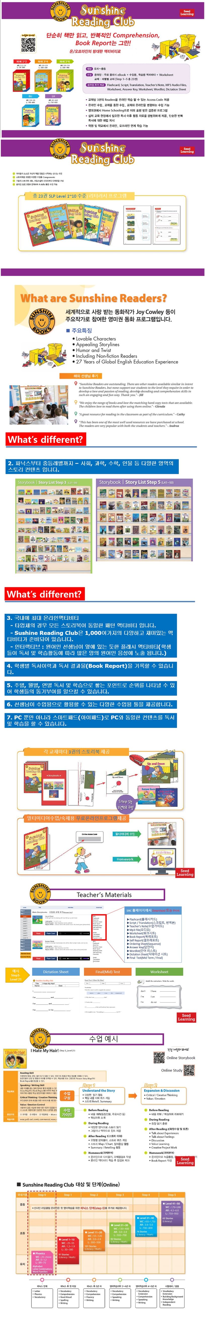 Sunshine Reading Club Step5, Level 41 (Book 3+Workbook+Online Access ...