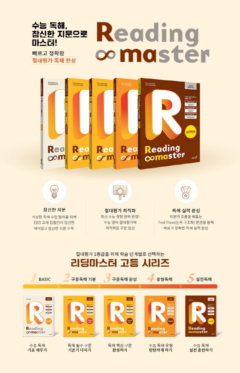 리딩마스터 유형독해(Reading Master) | 이투스북 편집부 - 교보문고