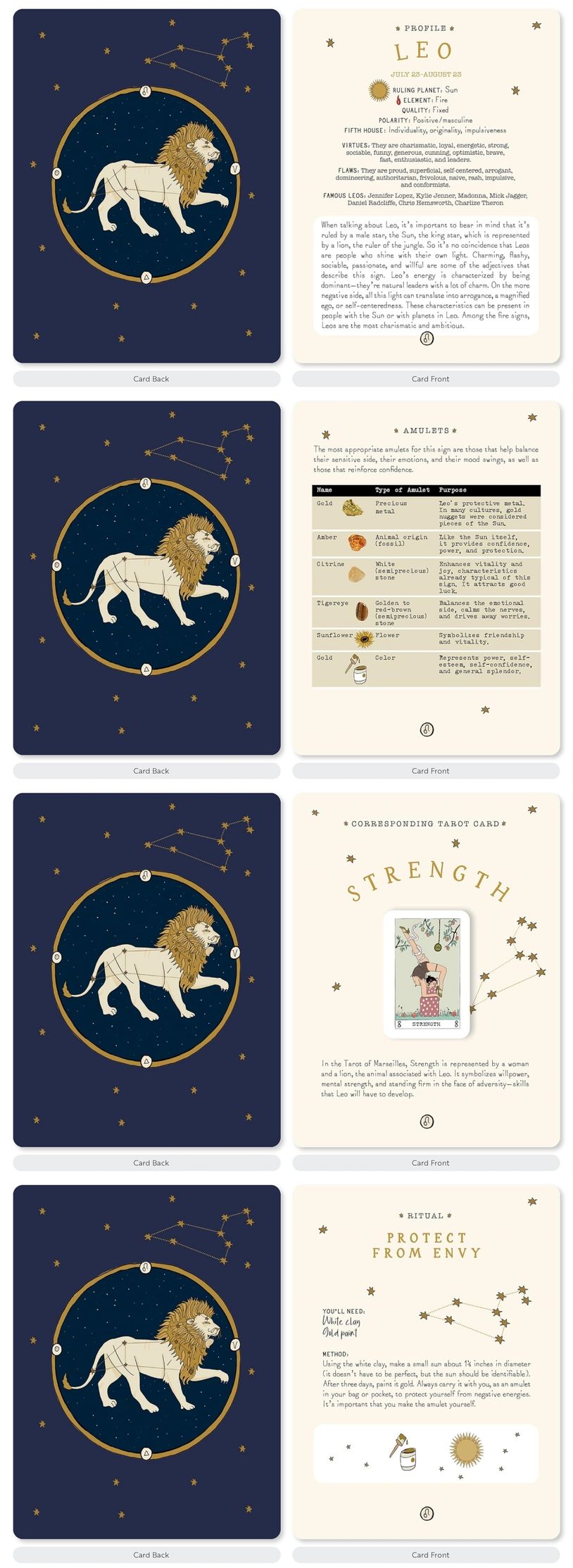 Signs of the zodiac card deck 60 photos - Youhoroscope.com