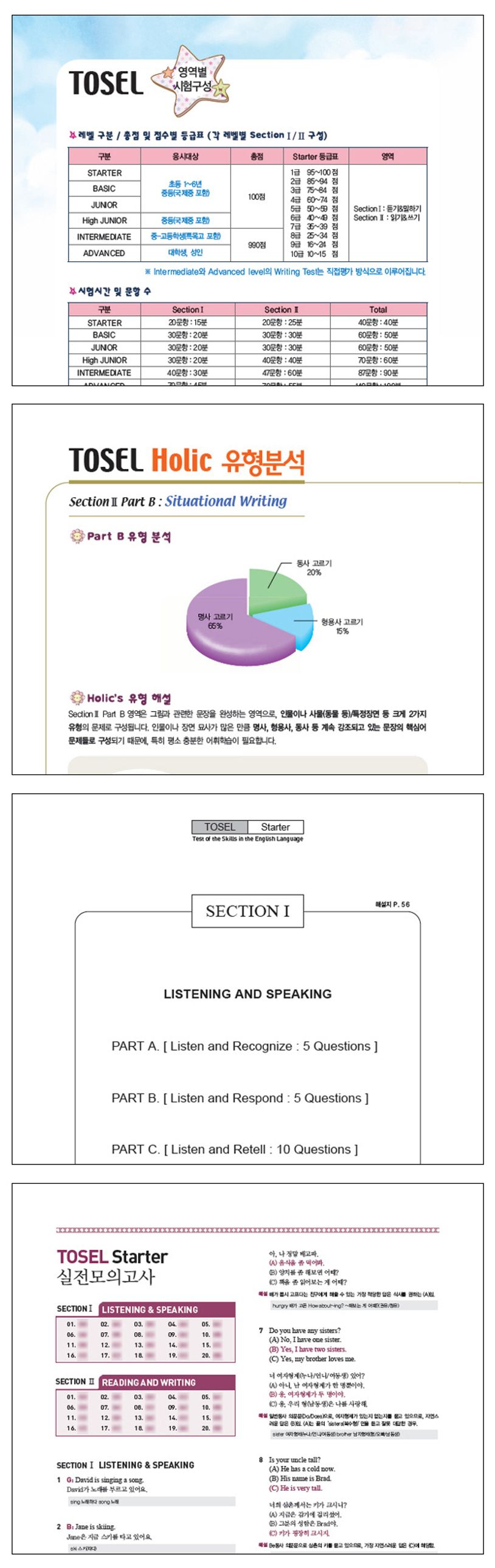 TOSEL HOLIC ACTUAL TEST 실전문제집 VOL 2: STARTER | W.E.S.T - 교보문고
