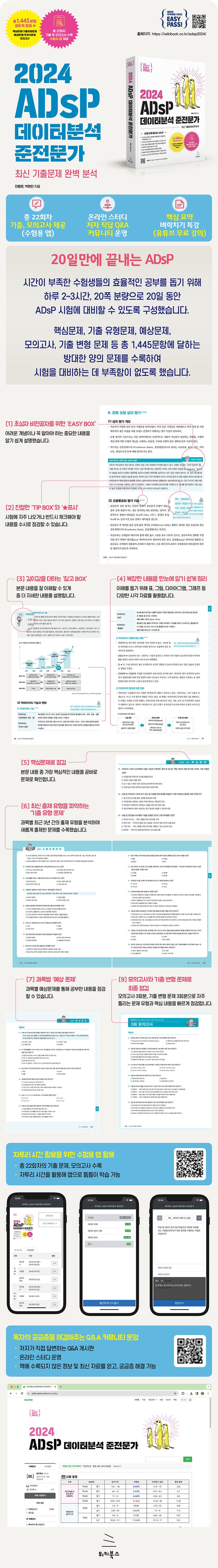 2024 이지패스 ADsP 데이터분석 준전문가 | 전용문 - 교보문고