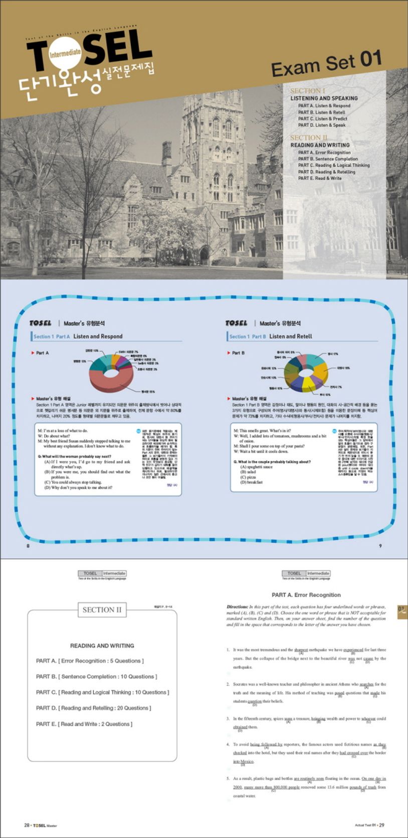 TOSEL MASTER 단기완성 실전문제집: INTERMEDIATE | W.E.S.T - 교보문고