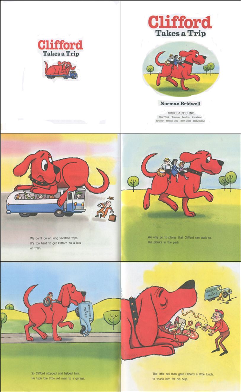Clifford takes a trip book photos - Vestigeseekers.com