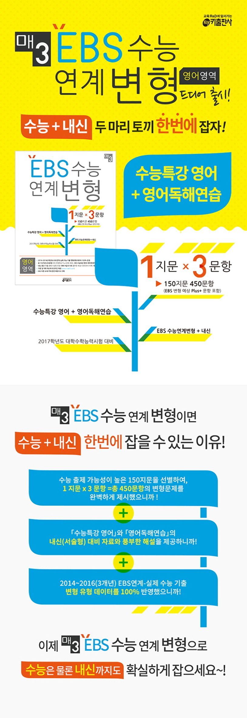 EBS 수능연계변형 영어영역 수능특강 영어+영어독해연습(2016) | 키 영어학습방법연구소 - 교보문고